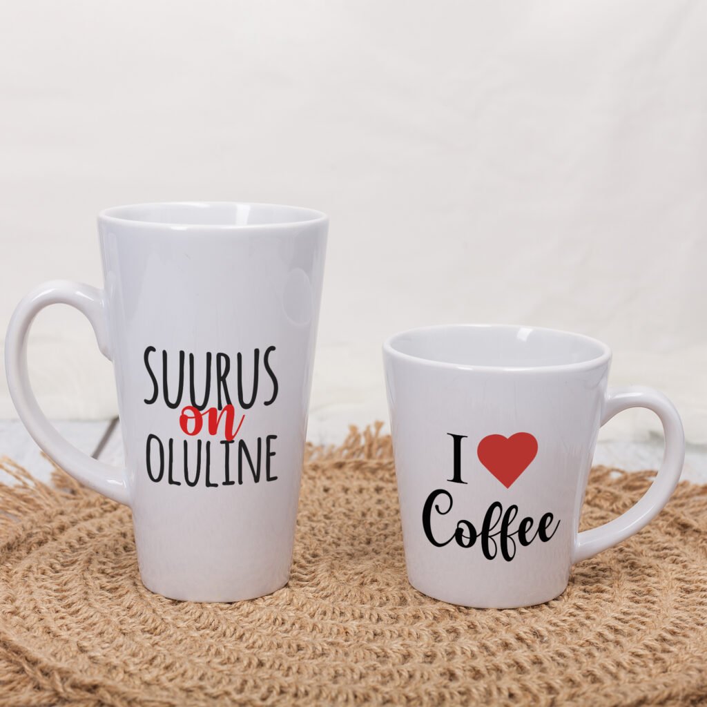 Oma disainiga latte kruus - Meistrimehed